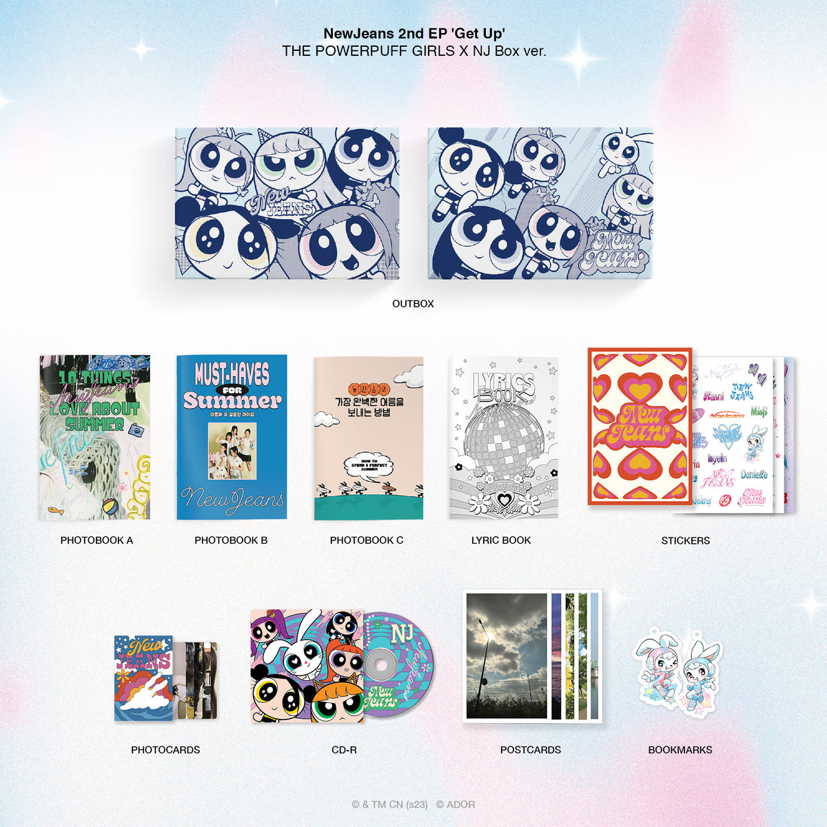 NewJeans 2nd EP ‘Get Up’ (The POWERPUFF GIRLS X NJ Box ver.) – NewJeans Official