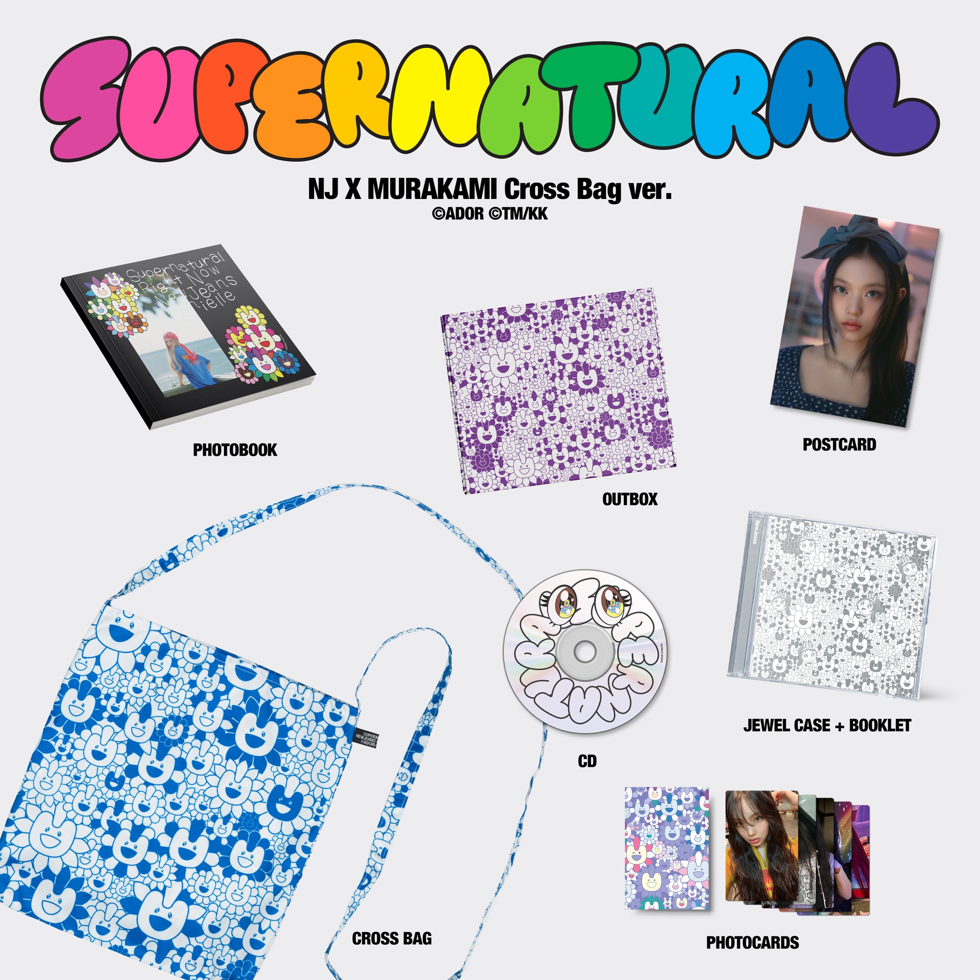 NewJeans 'Supernatural' NJ X MURAKAMI (Cross Bag ver.) - NewJeans Official